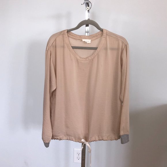 MELLODAY | Tops | Mello Day Sz M Beautiful Blush Pink Blouse Top | Poshmark